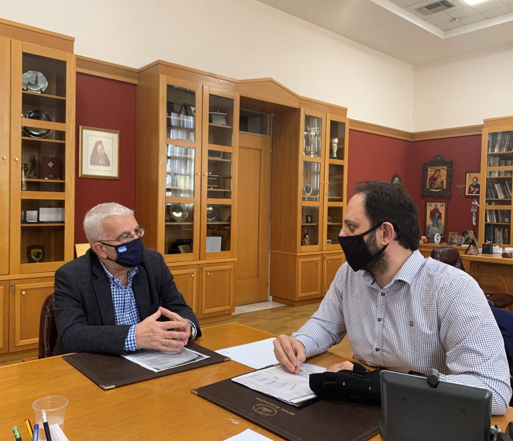 ΣΥΝΑΝΤΗΣΗ ΜΕ ΔΗΜΑΡΧΟ ΚΑΛΑΜΑΡΙΑΣ - Στράτος Σιμόπουλος